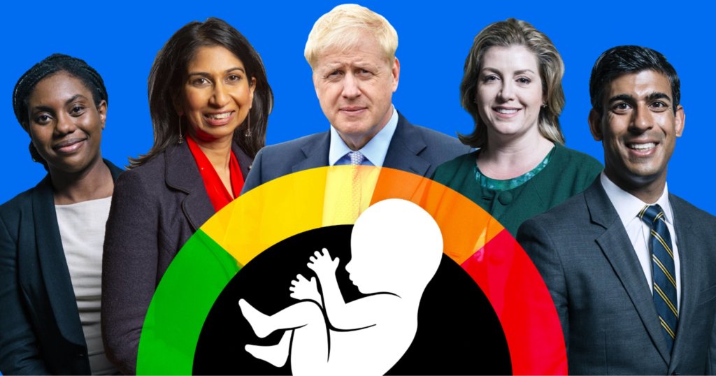 October Tory leadership contest - where candidates stand on abortion ...