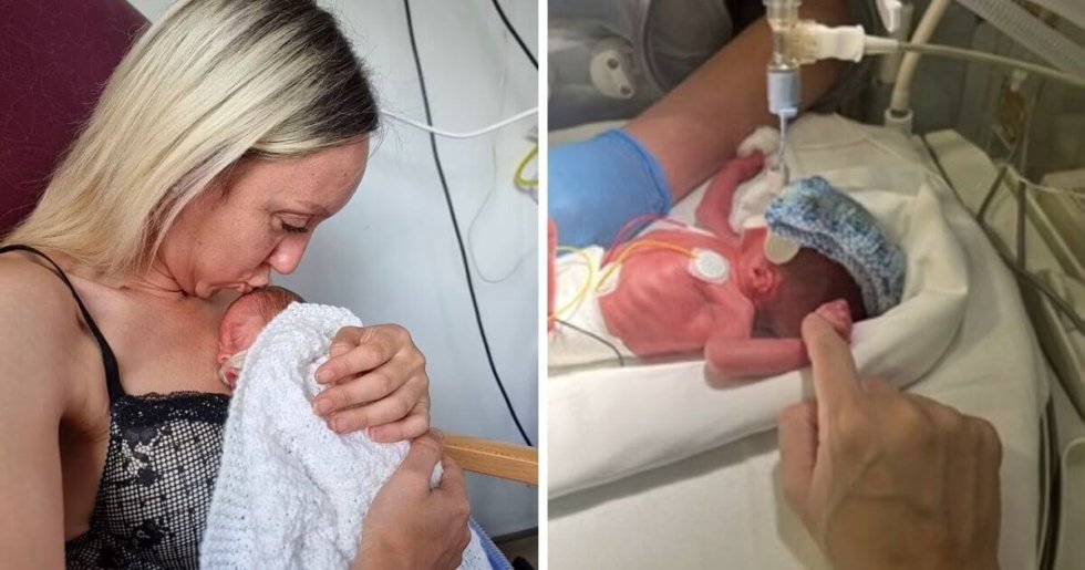 Premature baby helps save mum's life after medics discover tumour ...