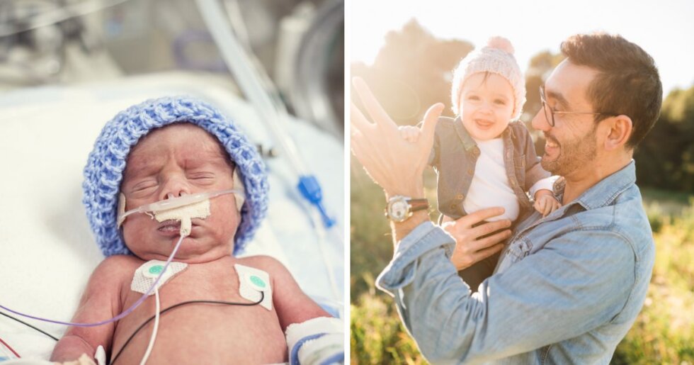 Survival of premature baby girl weighing just 1lb 1oz inspires father ...
